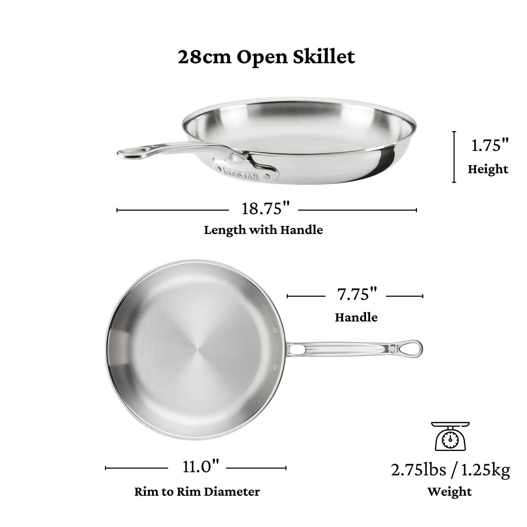 Hestan ProBond® Luxe Induction Stainless Steel Pan Set - 10 Piece | Pan ...