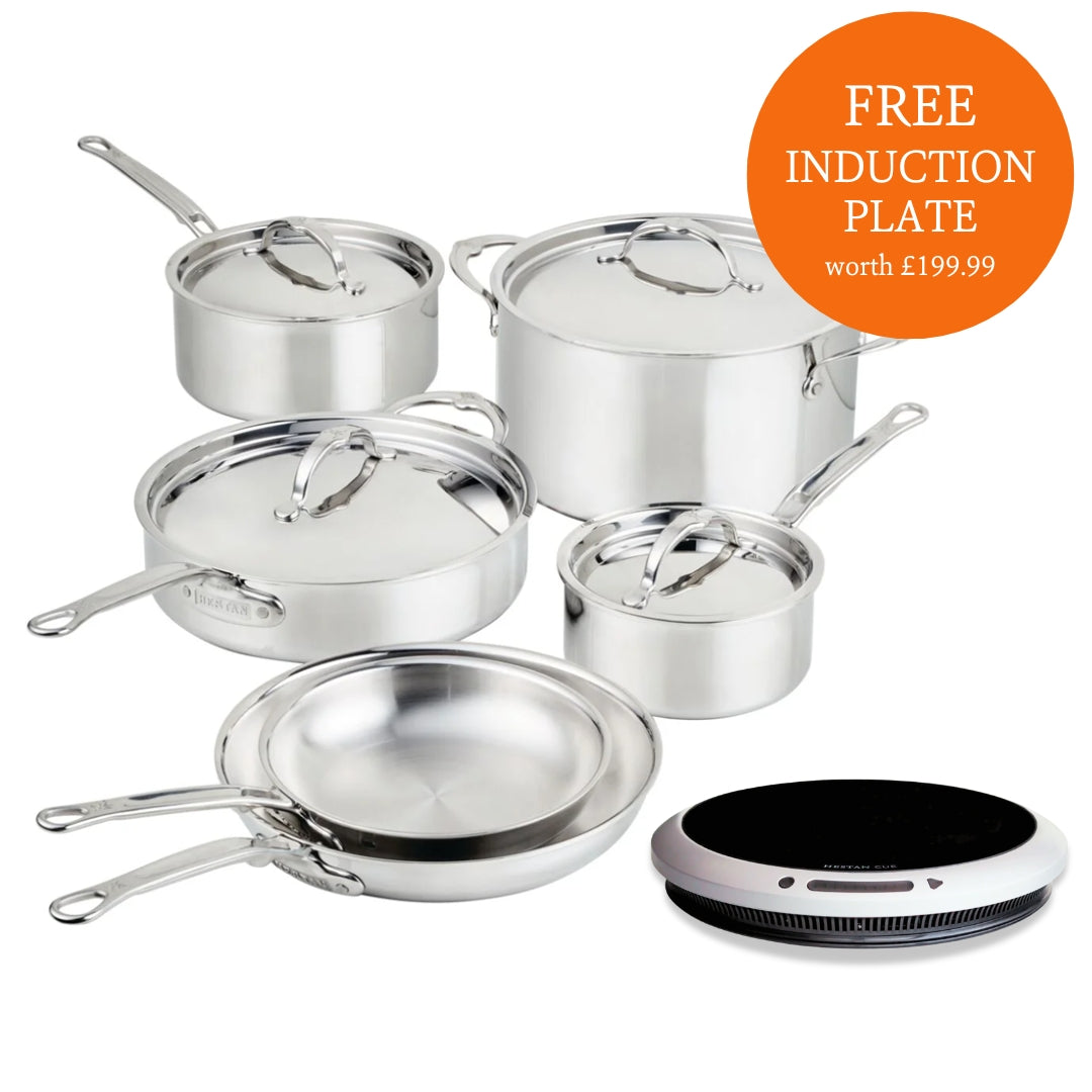 Hestan ProBond® Luxe Induction Stainless Steel Pan Set - 10 Piece | Pan ...